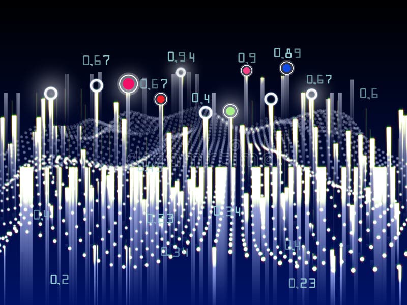 Computing Algorithm Artificial Cryptography Infographic. Big Data ...