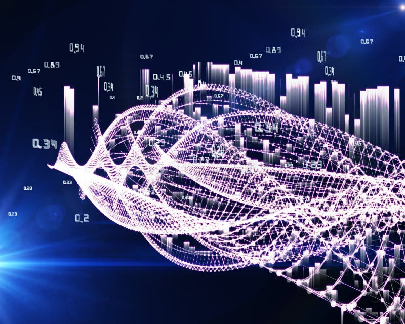 Big Data Concept. Abstract Artificial Intelligence Background. Machine ...