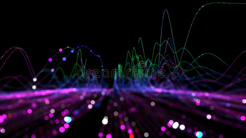 Abstract Analytical Thinking Concept on Digital Art Concept. Stock ...