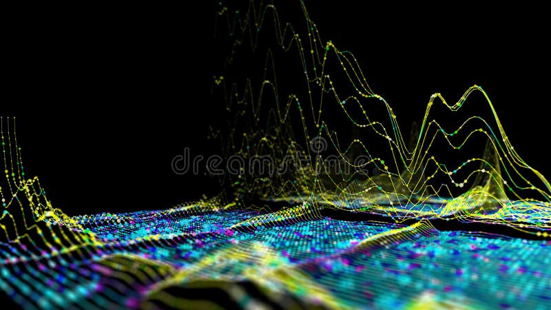 Abstract Analytical Thinking Concept on Digital Art Concept. Stock ...