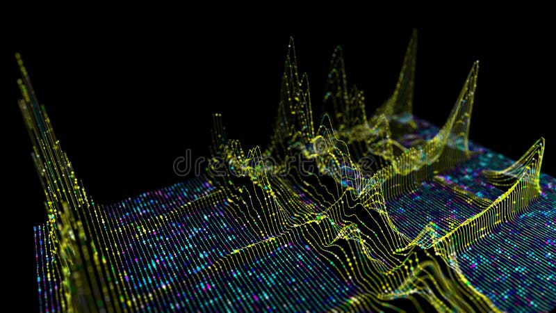 Abstract Analytical Thinking Concept on Digital Art Concept. Stock ...