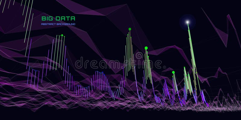 Abstract Analytical Thinking Concept on Digital Art Concept. Stock ...