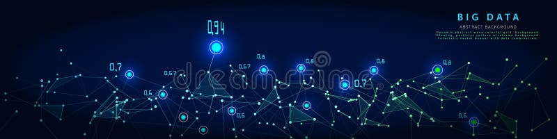 Abstract Analytical Thinking Concept on Digital Art Concept. Stock Illustration - Illustration ...