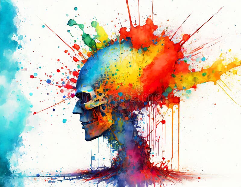 Analytical Thinking Concept Fantacy with Creativity on Digital Art ...