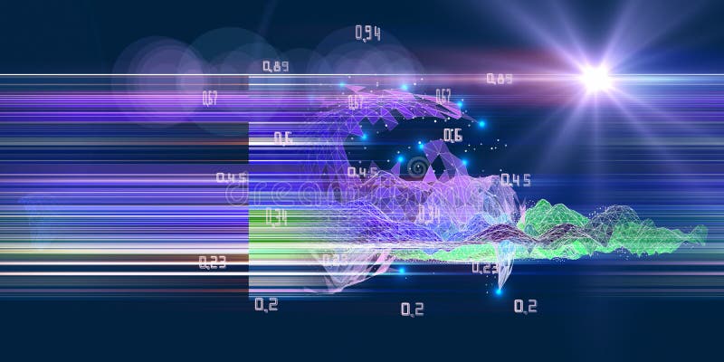 Abstract Analyze Algorithm Artificial Intelligence Data Background