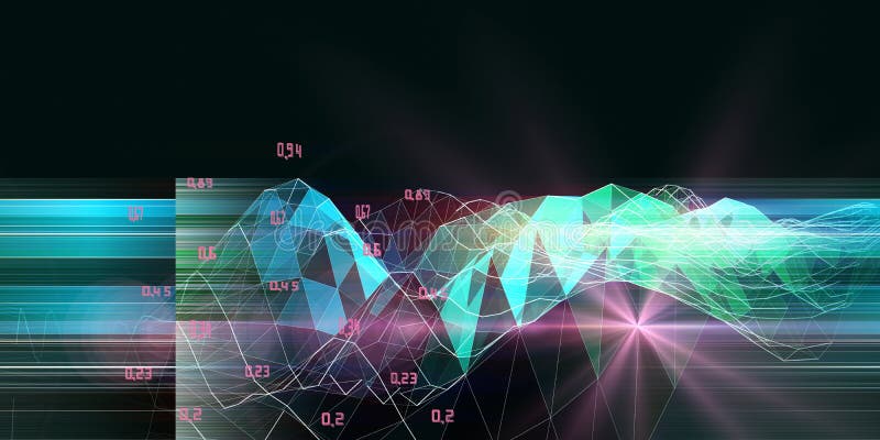 Abstract Analyze Algorithm Artificial Intelligence Data Technology