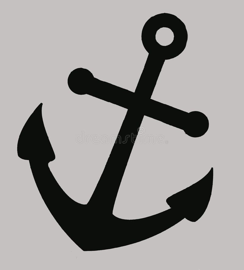 Abstract anchor stock photo. Image of digital, anchor - 258873640