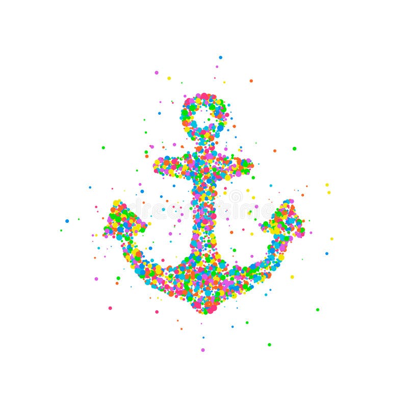 Abstract anchor splash stock vector. Illustration of sailboat - 93301462