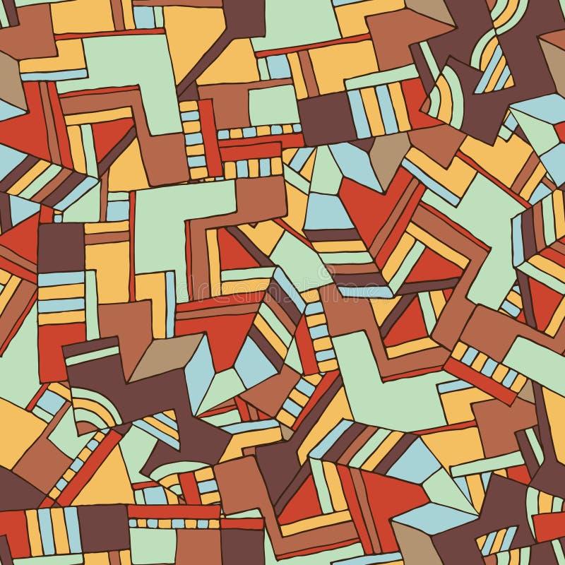 Abstract Angle Seamless Pattern Stock Illustration - Illustration of ...