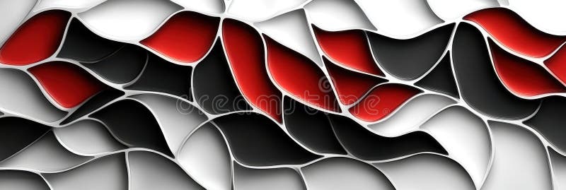 Abstract Angular Vines with Geometric Shapes and Sharp Lines Form a ...