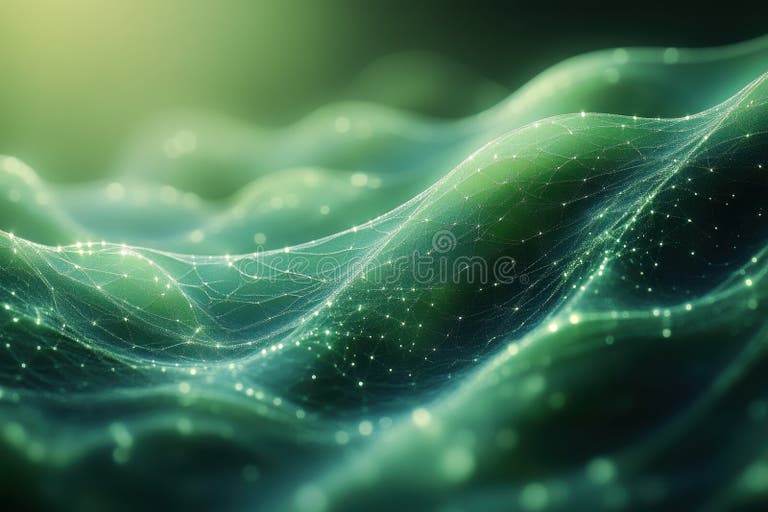 Abstract Angular Vines with Geometric Shapes and Sharp Lines Form a ...