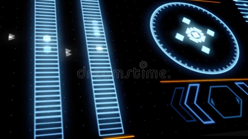 Abstract Animaion of Warning Notifications All Over the Screen with ...