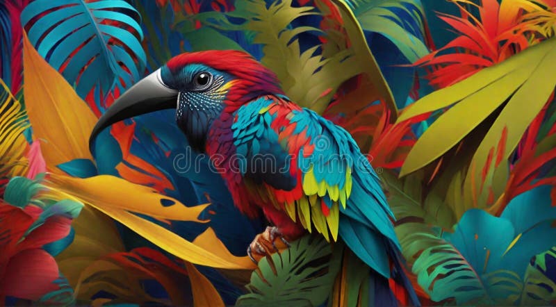 Abstract Animal Face, Abstract Colored Backdrop, Ultra HD Colorful ...