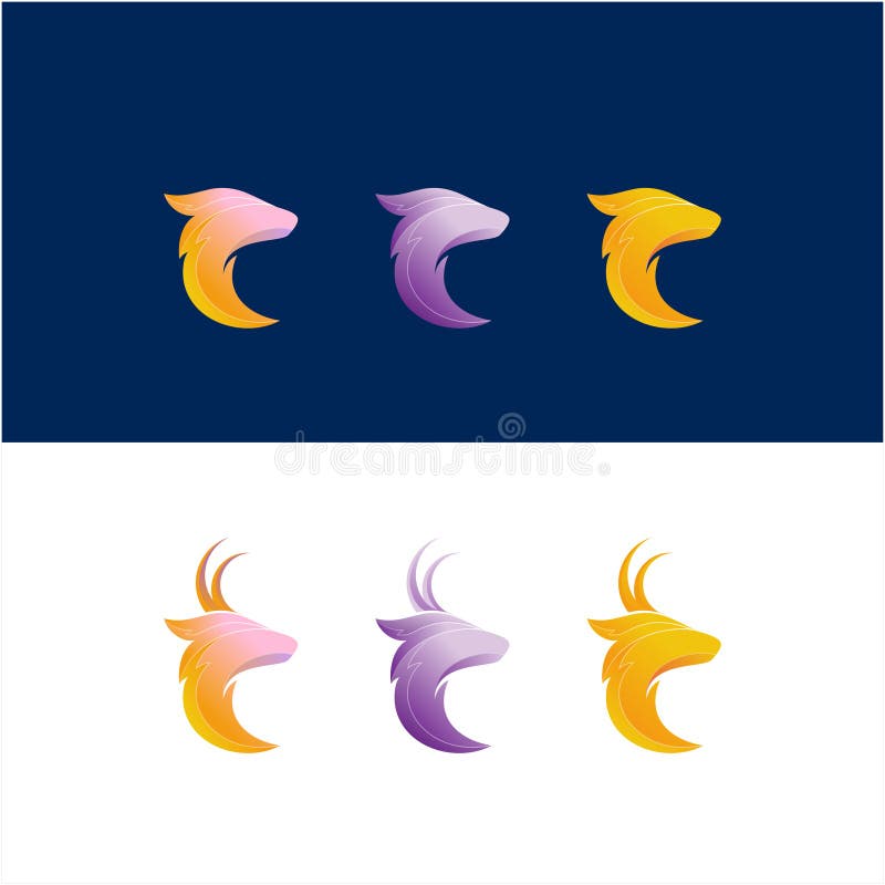 Abstract Animal Gradient stock vector. Illustration of graphic - 221070219