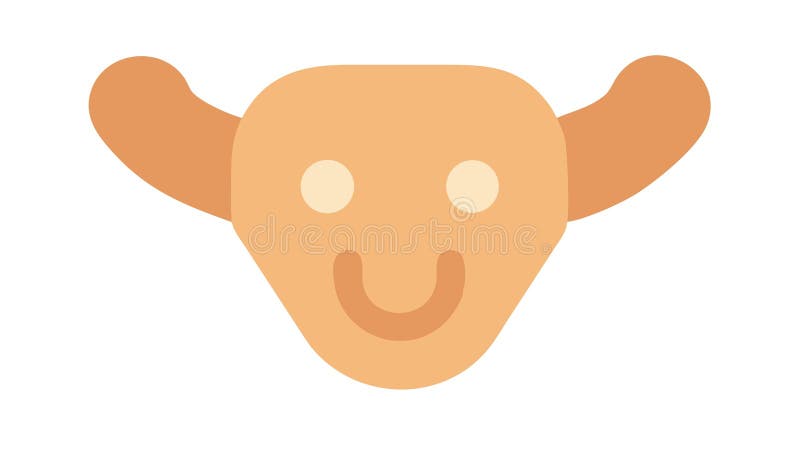 Abstract Animal Head Icon, Generic Creature Symbol Vector, Vector ...