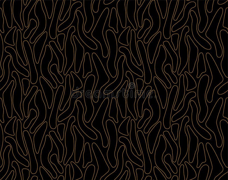 Abstract Animal Skin Fur Seamless Vector Pattern. Geometric Texture ...