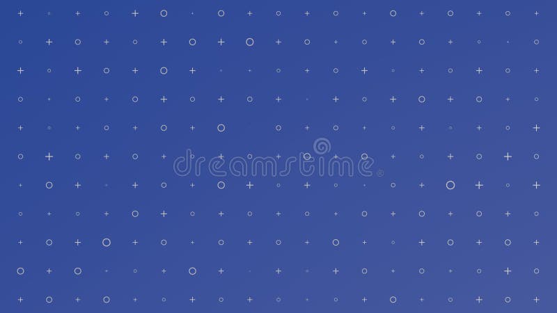 Abstract Animated Background in Blue with Texture of Crosses and ...