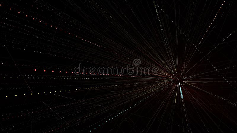 Straight Line Sound Wave Isolated on White Background. Black Color ...