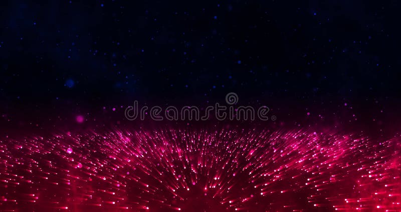 Animated Background with Glowing Particles Stars in Cartoon Style Stock ...