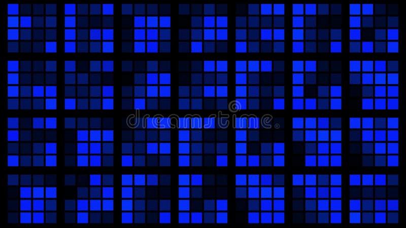 Abstract Animated Background with Light Show in Blue Design - Square ...