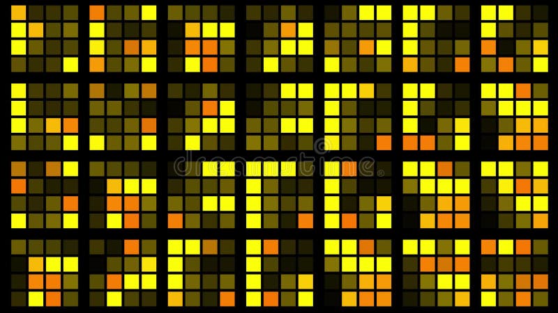 Abstract Animated Background with Light Show in Orange Design - Square ...