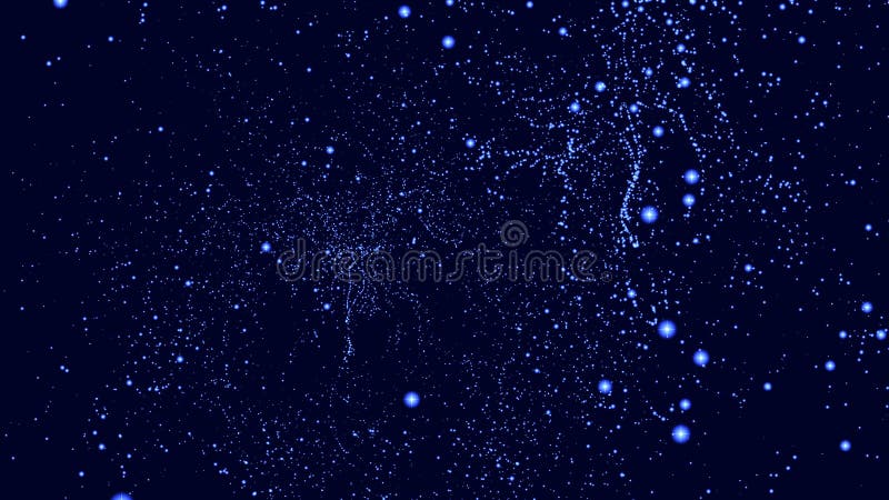 Abstract Animated Background with Particles Stock Footage - Video of ...
