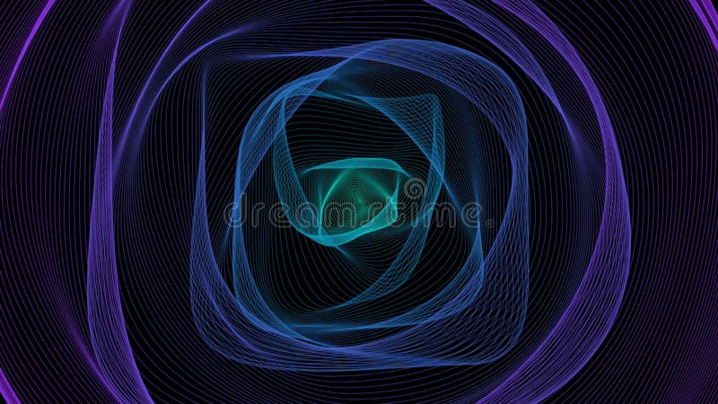 Abstract Animated Background Simulating Energy Waves Stock Footage ...