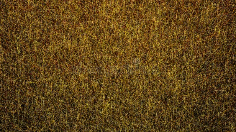 Abstract Animated Background of Yellow Orange Thin Moving Lines in ...