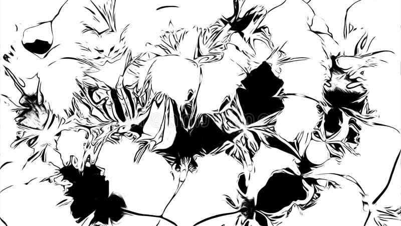 Abstract Animated Boiling and Spreading Texture, Concept of Cartoon ...