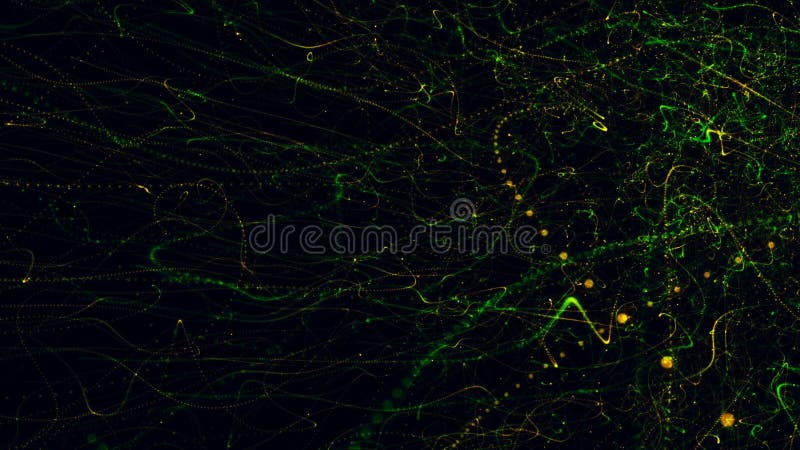 Abstract Animated Composition on a Dark Background Stock Footage ...