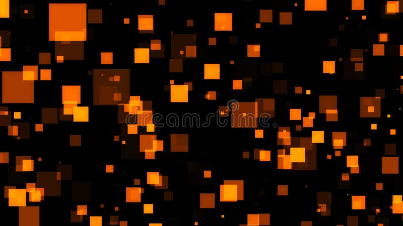 Abstract Animated Computer Background with Yellow Squares Stock Video ...
