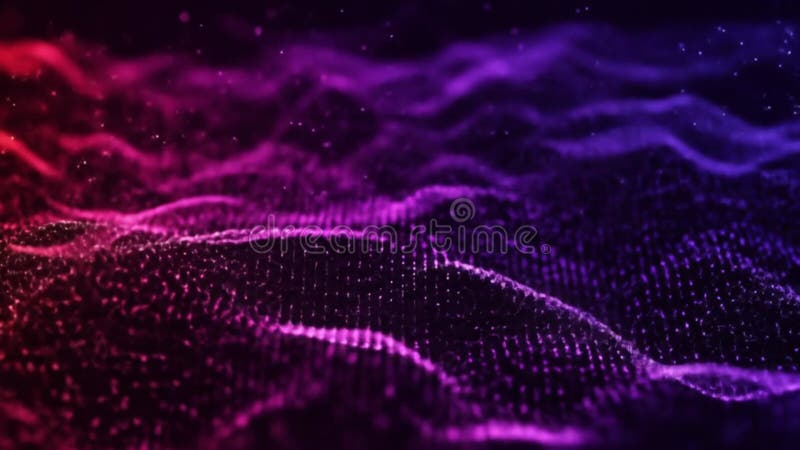 Abstract Data Wave Flowing with Colorful Background Stock Video - Video ...