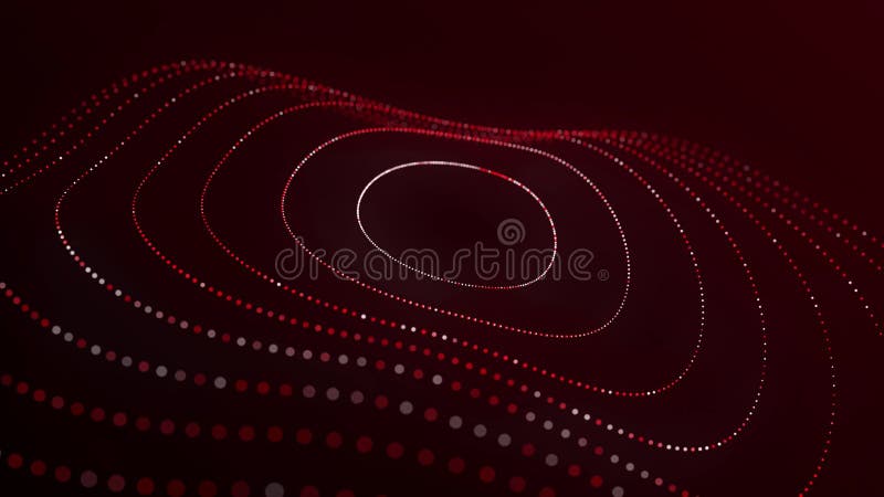 Abstract Animated Futuristic Background Big Data Visualization Network Connection Data