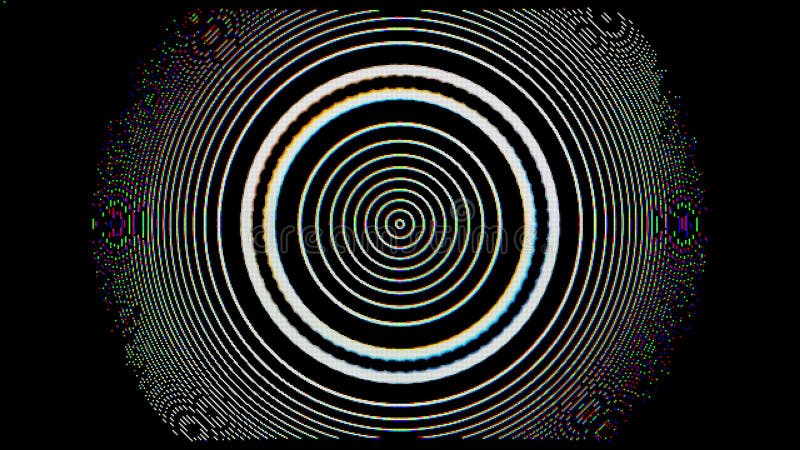 Abstract Animated Illustration of Seamless Analog Radar Waves Loop on ...