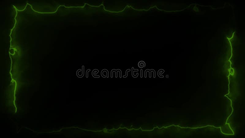 Abstract Animated Light Neon Effect Rectangle Frame Overlay Loop ...