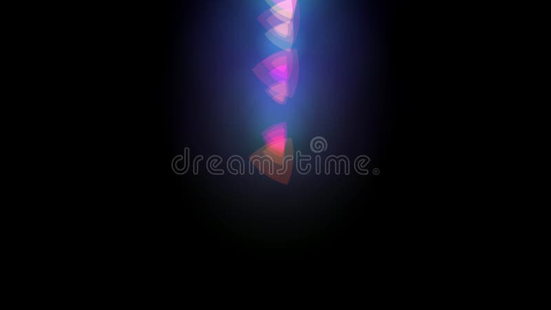 Abstract Animated Multi-colored Background, Shimmering Particles ...