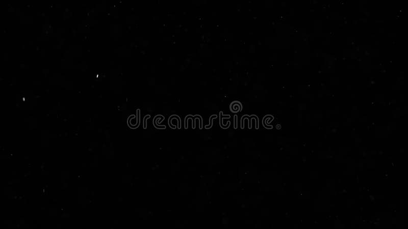 Abstract Animated Overlay Effect of Dots Floating on Black Background ...