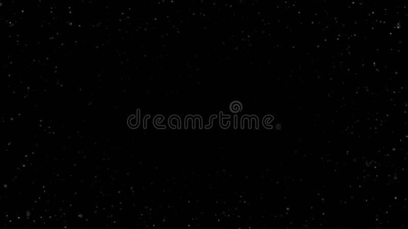 Abstract Animated Overlay Effect of White Dots Floating on Black ...