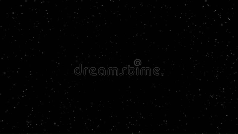 Abstract Animated Overlay Effect of White Dots Floating on Black ...