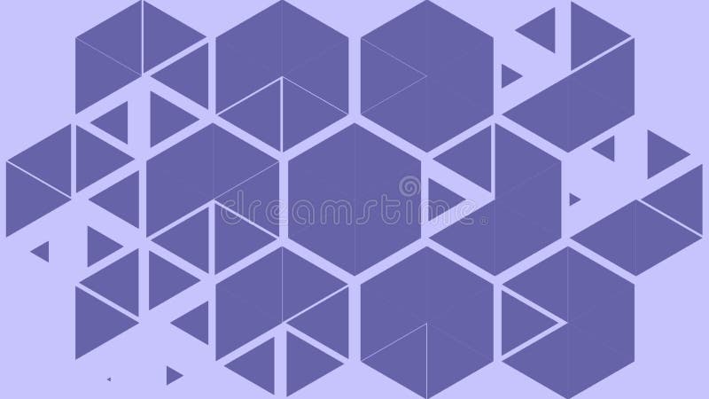 Geometric Tiles in Abstract Animated Pattern. Multicolor Dynamic Mosaic ...