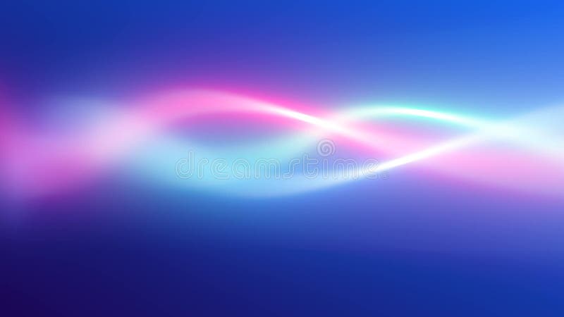 Abstract Animated Pink and Blue Neon Wavy Lines on Blurry Background ... Abstract Animated Pink and Blue Neon Wavy Lines on Blurry Background ...