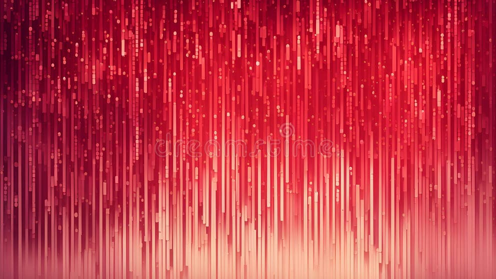 Abstract Animation of Binary Code Cascading Down Like Digital Rain ...