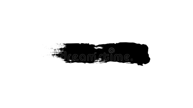Abstract Animation of Black Paint Splash on White Background. Animation ...