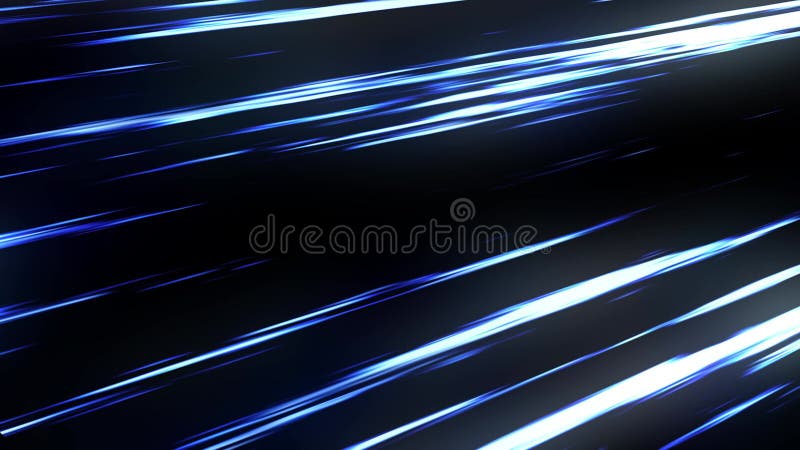 Abstract Animation of Blue Speed Horizontal Lines. Stock Footage ...