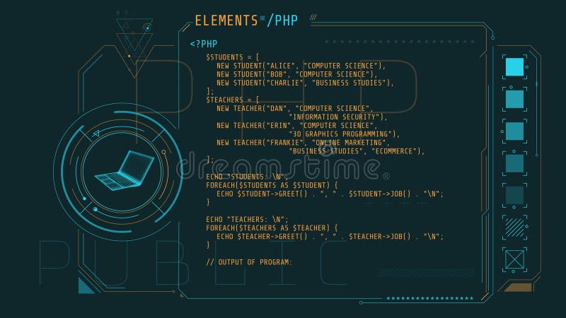 Animation of the Abstract Coding Process in HUD Style. Stock Video - Video of command, code ...