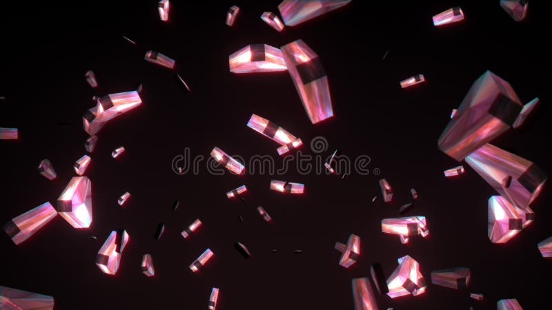 Abstract Animation 3D Red Gold Triangle Seamless Loop Moving,triangle ...