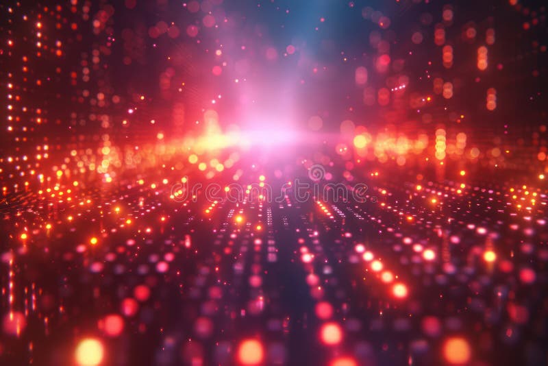 Luminous Looping Design: Abstract Animation of Light Motion Background ...