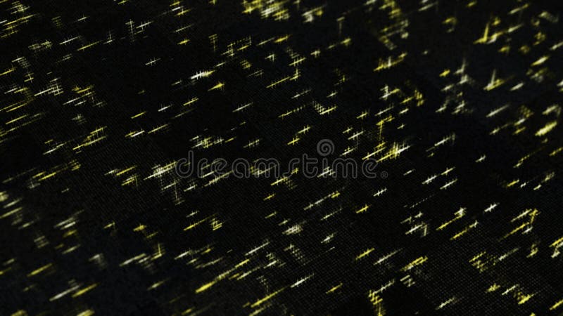 Abstract Animation of Digital Abstract Processes on the Dark Background ...