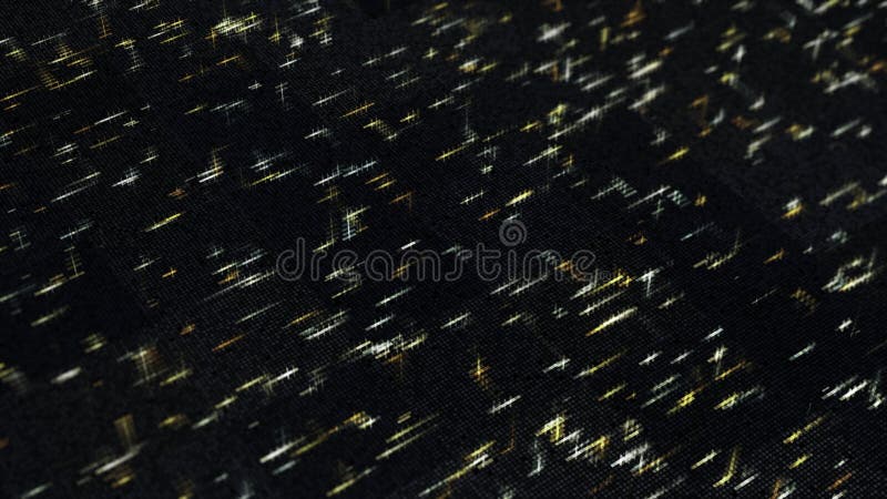 Abstract Animation of Digital Abstract Processes on the Dark Background ...