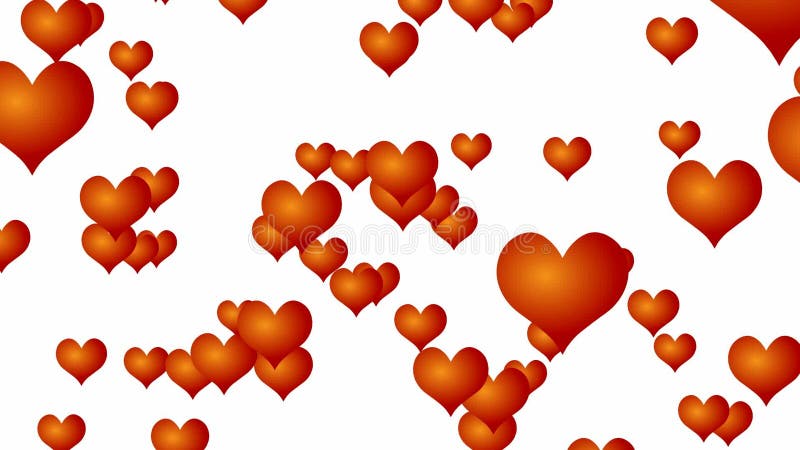 Rain of Hearts - Falling Hearts Stock Footage - Video of feeling ...